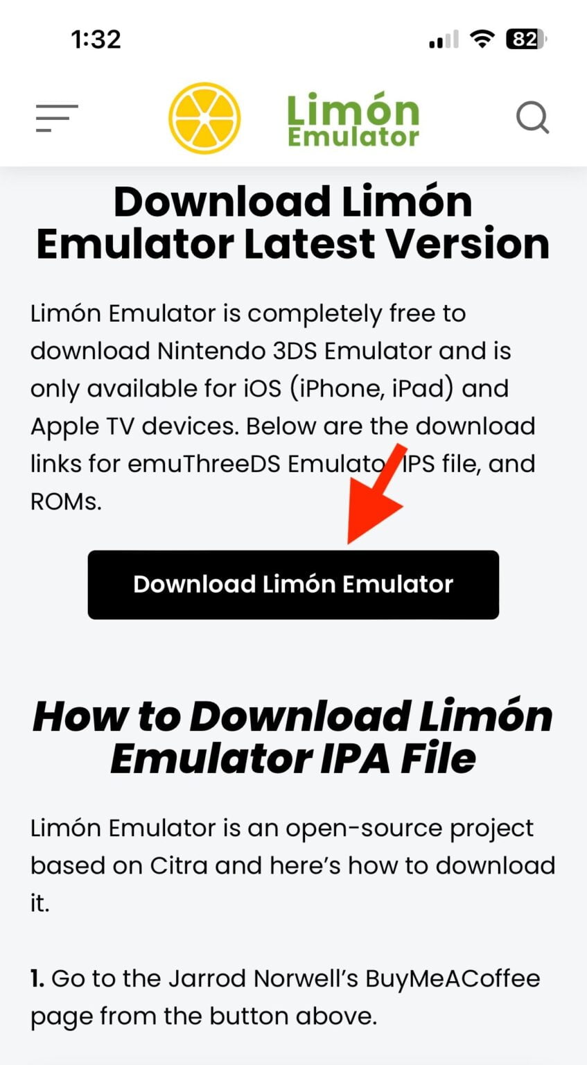 How to Download & Install Limón Emulator on iPhone, iPad